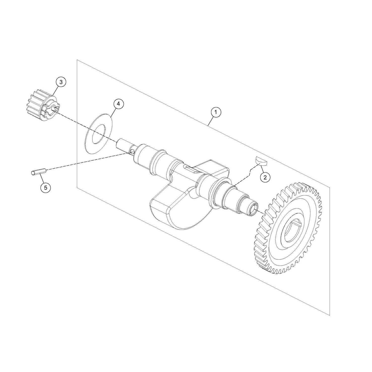 2023 BSA Gold Star BALANCER SHAFT ASSEMBLY - Moore Speed Racing