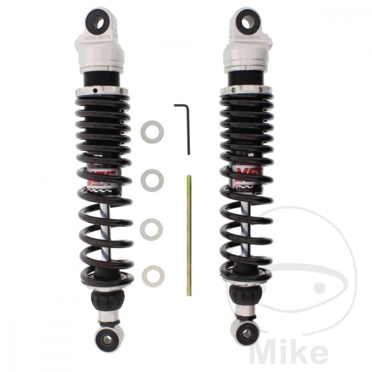 YSS Shock Absorber Adjustable Rear Twin Shock 370mm/10mm Eye Internal ...