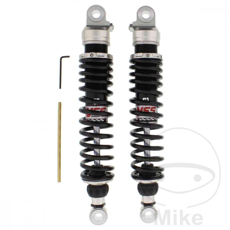 YSS Shock Absorber Adjustable Rear Twin Shock 370mm/10mm Eye Internal ...
