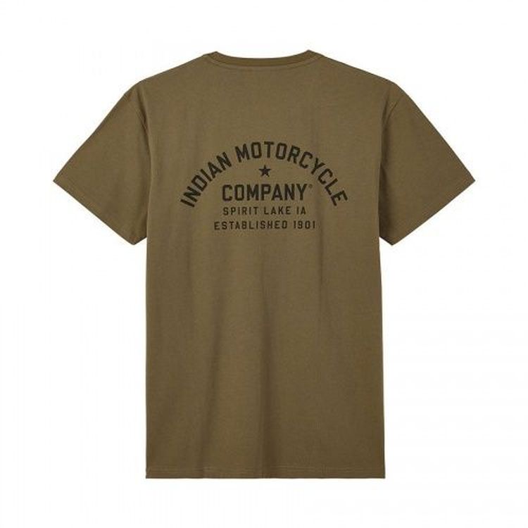 Indian Motorcycle men's Est. 1901 t-shirt - khaki - Moore Speed Racing