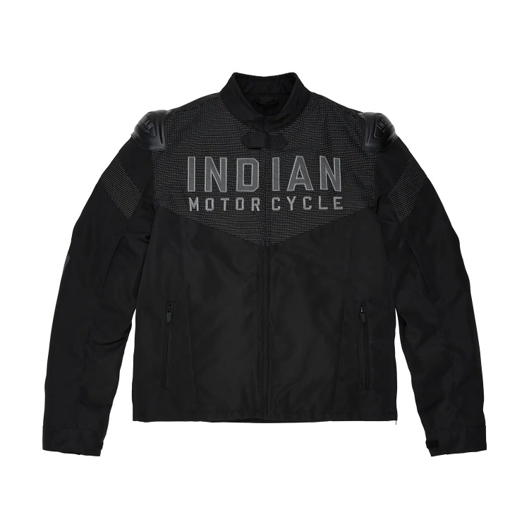 Indian Motorcycle Men's Rainier Jacket - Black - Moore Speed Racing