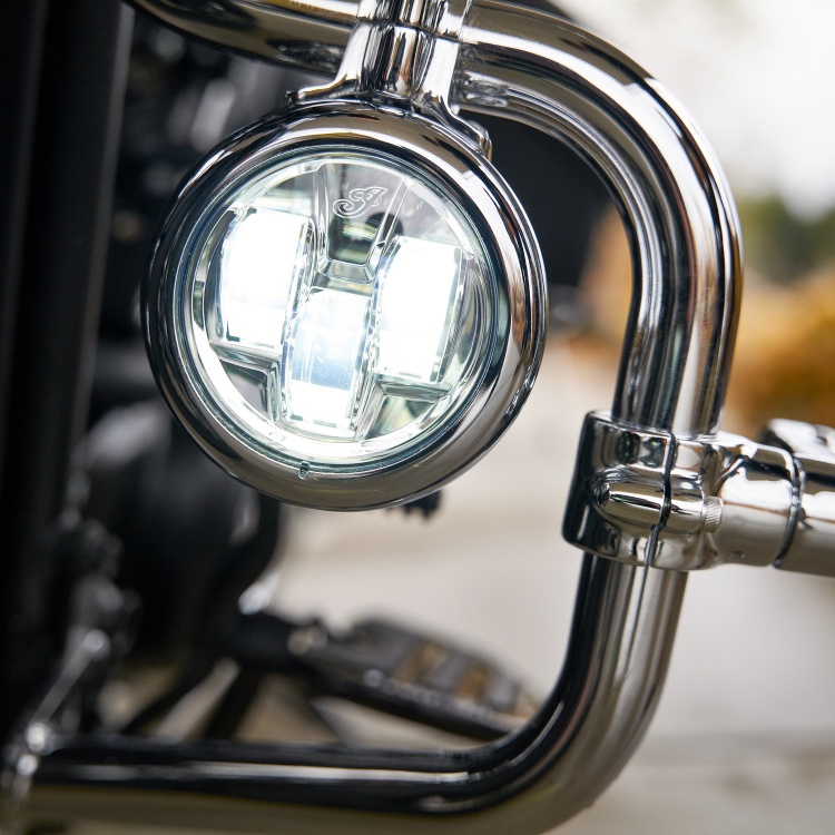 Indian Motorcycle Pathfinder Driving Light Mounts (Chrome) for Scout ...