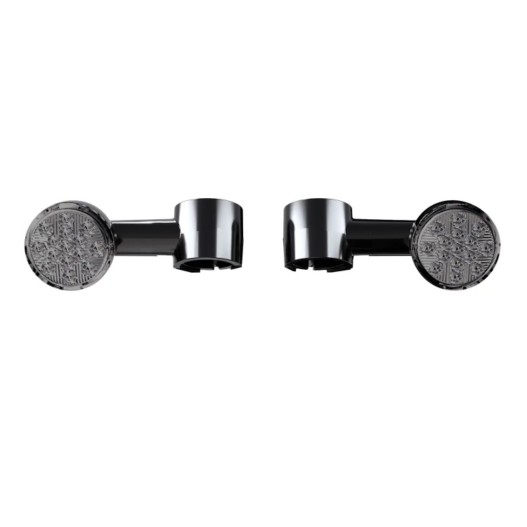 Scout Classic Smoked Turn Signals, Front - Moore Speed Racing