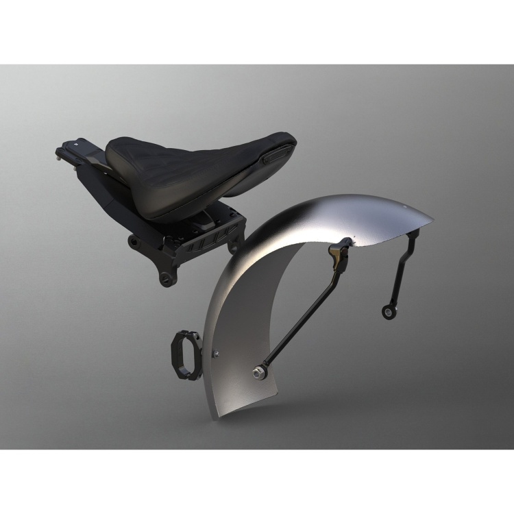 Wunderkind KIT Rear Fender With Seat For Indian Chief - Moore Speed Racing