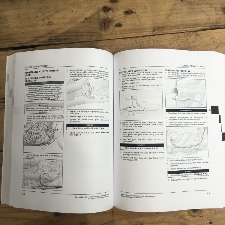 Indian Scout / Sixty / Bobber service / workshop manual - 2018-2024 ...