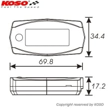 Koso Motorcycle Speedos & gauges - Moore Speed Racing