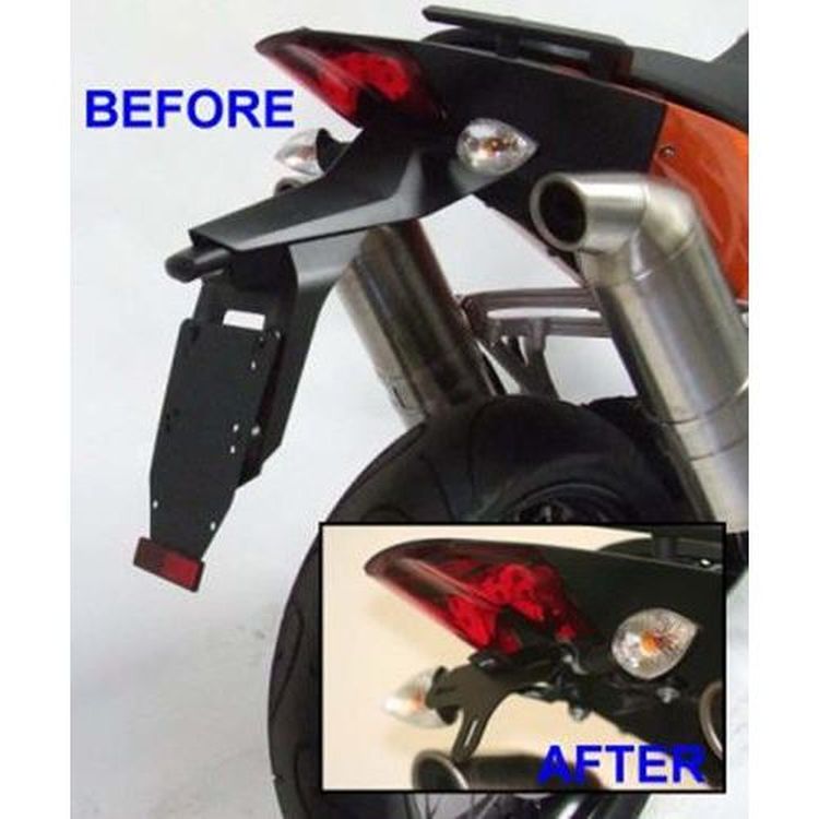 Licence Plate Holder, KTM 690SM & 690 Duke III '08- - Moore Speed Racing