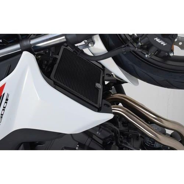 Radiator Guard BLACK - Honda CB500F / X '13- - Moore Speed Racing