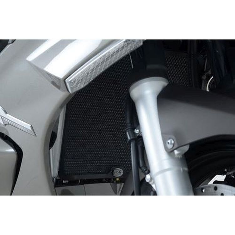 Radiator Guard, BLACK - Yamaha FJR1300 '06- - Moore Speed Racing