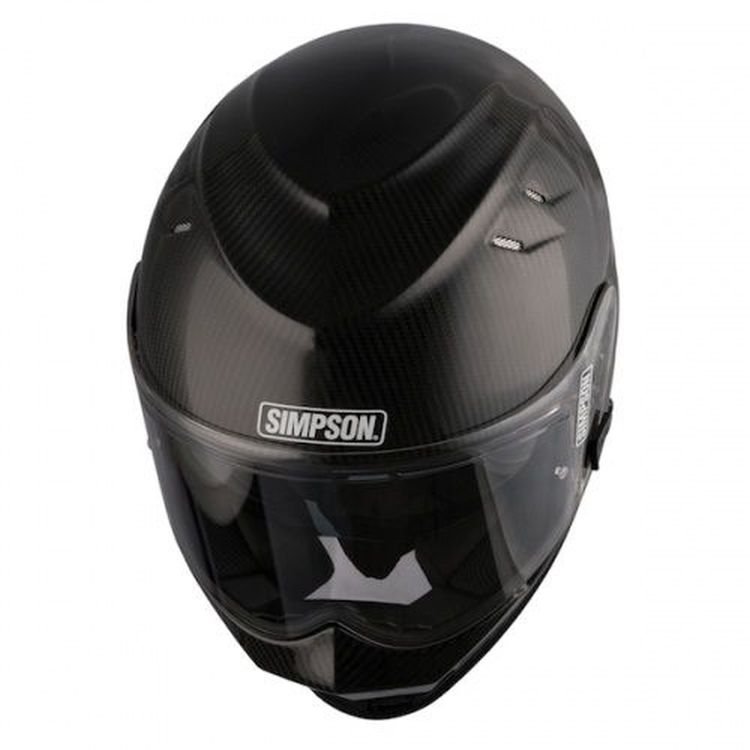 Simpson Venom carbon-fibre motorcycle crash helmet - ECE approved ...