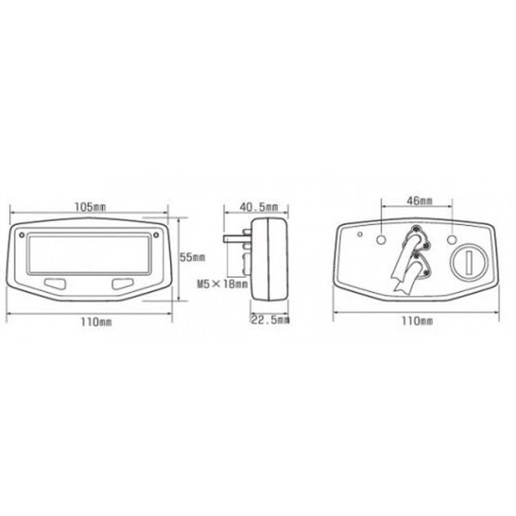 Acewell ACE-1100 Rev Gauge - Moore Speed Racing