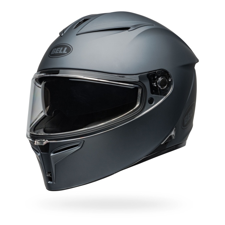 Bell Lithium Matte Dark Titanium Motorcycle Helmet - Moore Speed Racing