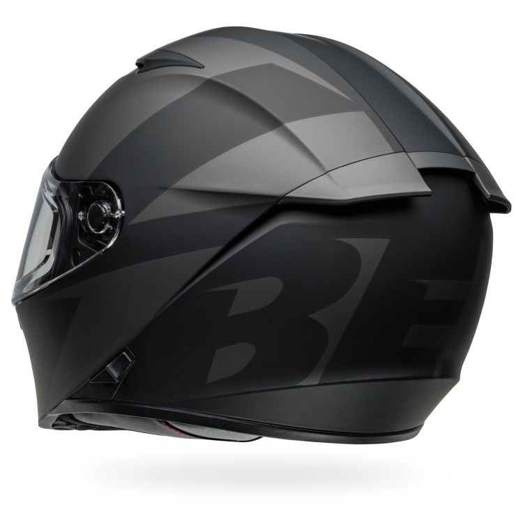 Bell Lithium Shear Matte Black/Metallic Black Motorcycle Helmet - Moore ...
