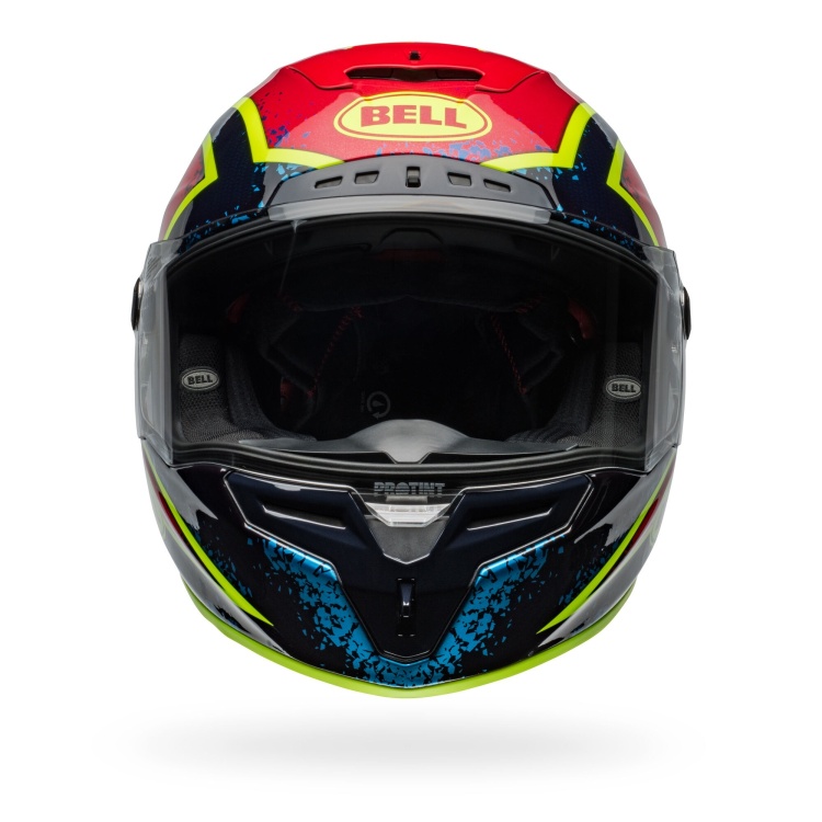 Bell Race Star DLX Flex Full Face Xenon Gloss Blue/Retina Sport ...