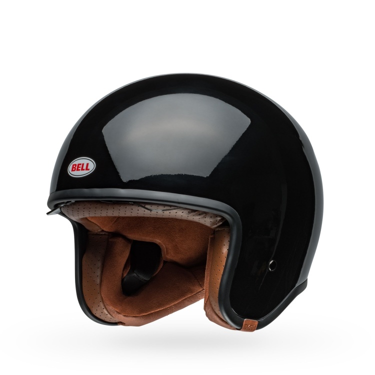 Bell TX-501 Solid Black Motorcycle Helmet - Moore Speed Racing