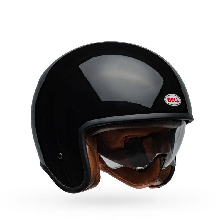 Bell TX-501 Solid Matte Black Motorcycle Helmet - Moore Speed Racing