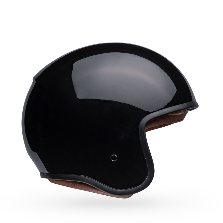 Bell TX-501 Solid Black Motorcycle Helmet - Moore Speed Racing