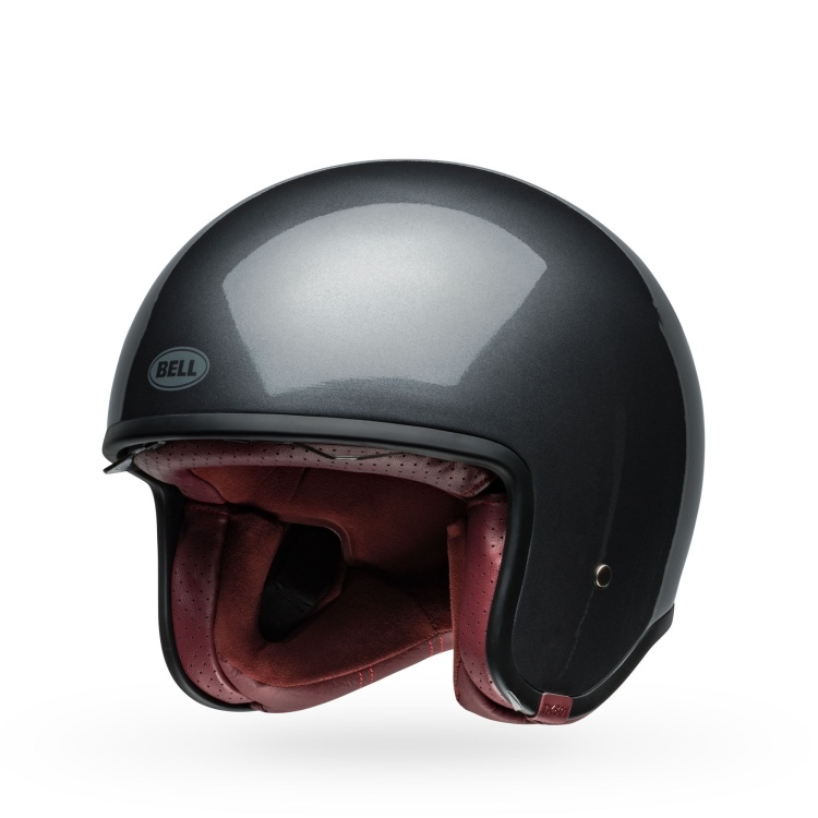 Bell TX-501 Solid Gloss Starship Grey Motorcycle Helemt - Moore Speed ...