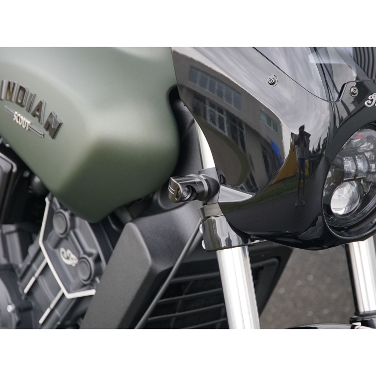Wunderkind Front LED Turn Signal For Indian Scout Models - Moore Speed ...