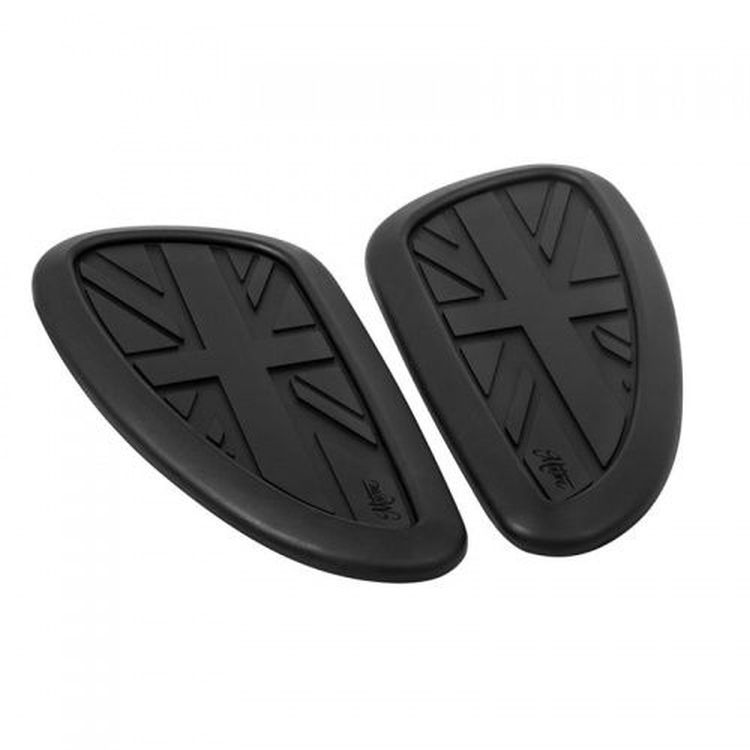 Fuel Tank Custom Knee Pads with Union Jack for Triumph Models by Motone ...