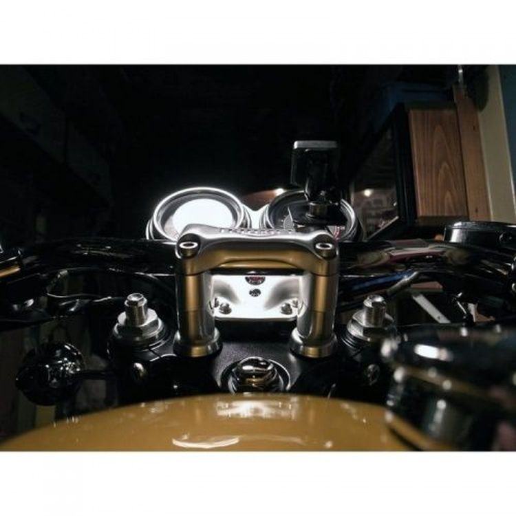 Silver One Inch Handlebar Riser Inserts for 1" Bars by Motone - Moore ...