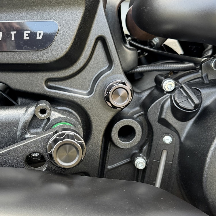 Wunderkind Rear Wheel Spindle Covers (pair) for Indian Scout ('16-'25 ...