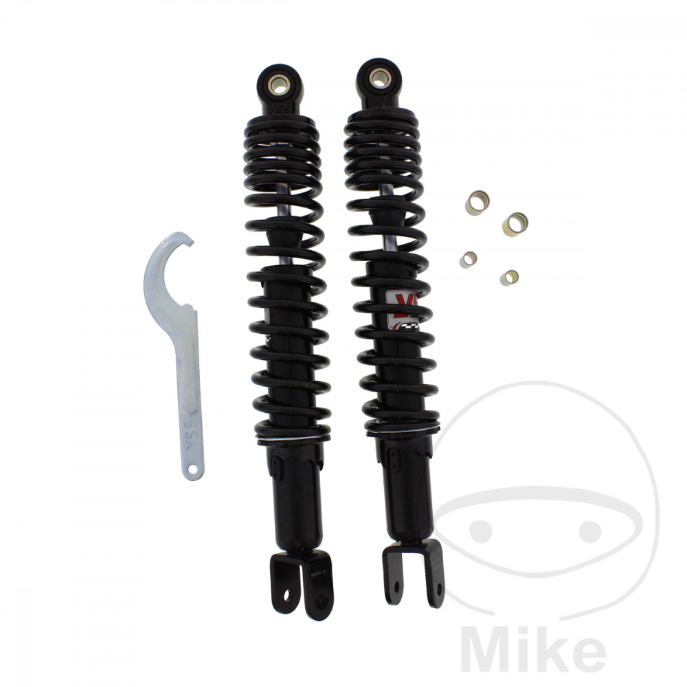 YSS Shock Absorber Adjustable Rear Twin Shock 350mm/8mm Eye Internal ...