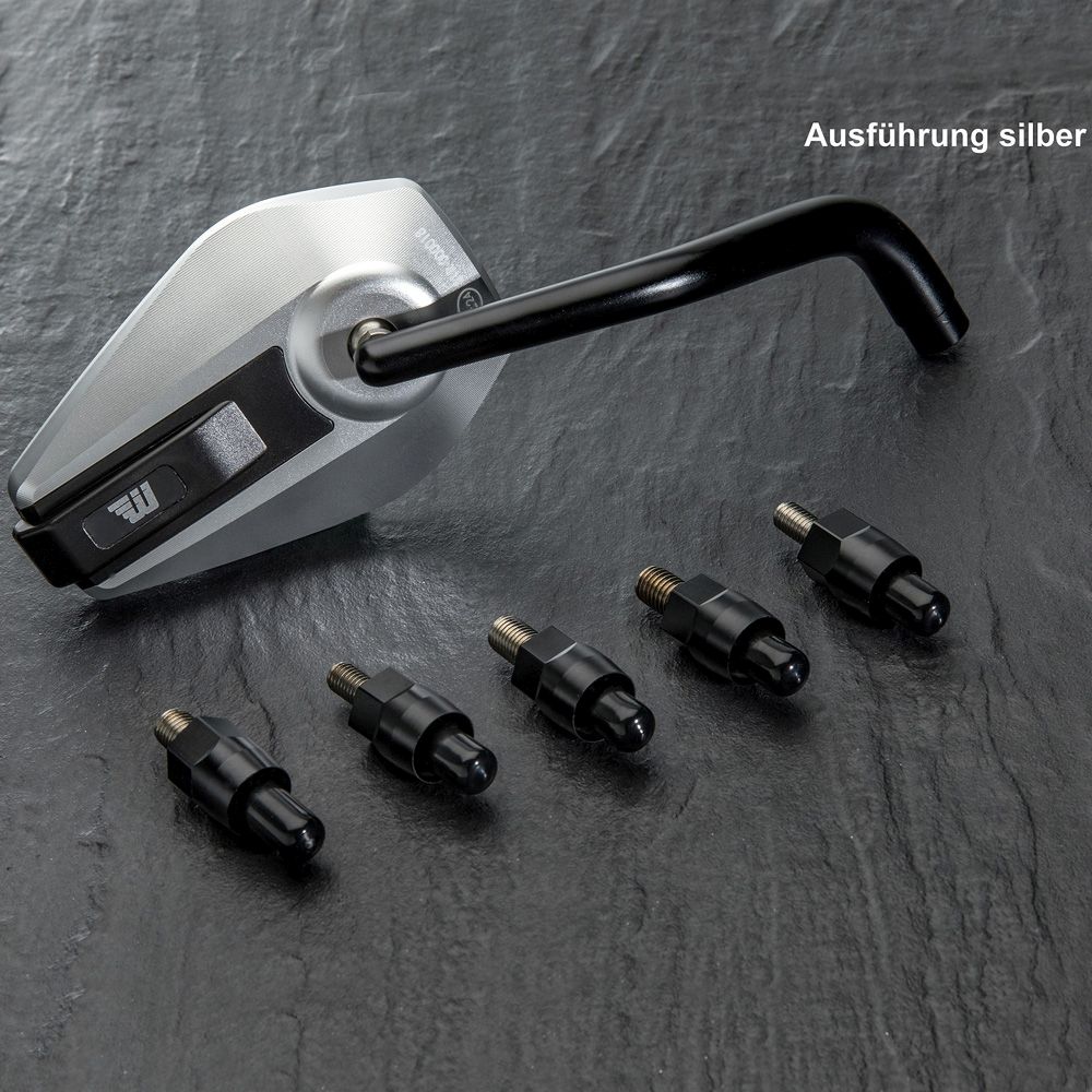 Wunderkind Universal Motorcycle Mirrors - Moore Speed Racing