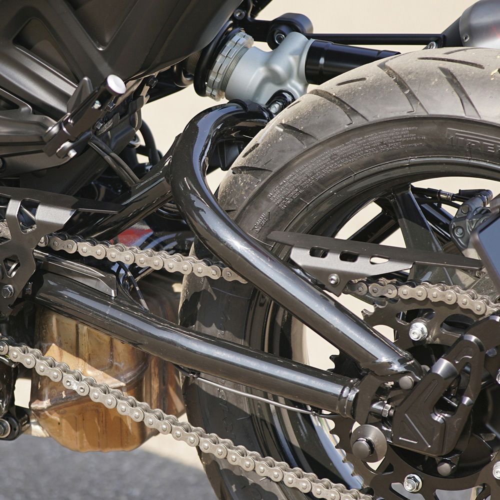 Wunderkind aluminium 2-part chain guard for Indian FTR 1200 - Moore ...