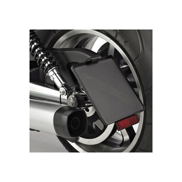 Wunderkind side-mount license plate holder for Indian motorcycles ...