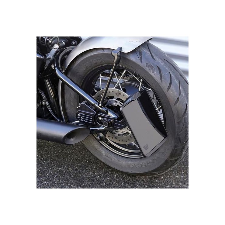 Wunderkind 2Stripes design side-mount license plate holder for Indian ...