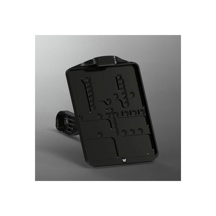 Wunderkind "2Stripes" design side-mount license plate holder for Indian ...