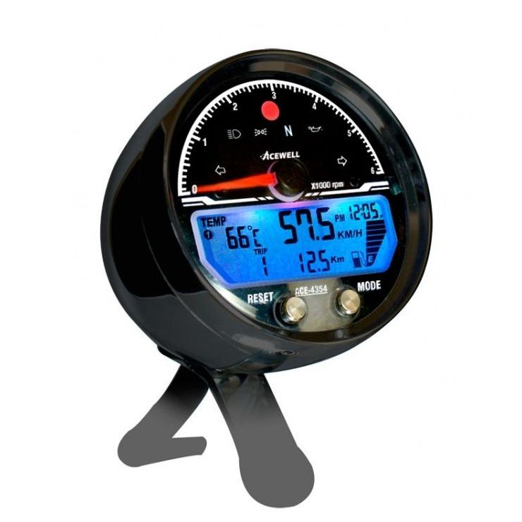 Acewell ACE-4354AB 6000RPM Speedometer - Moore Speed Racing