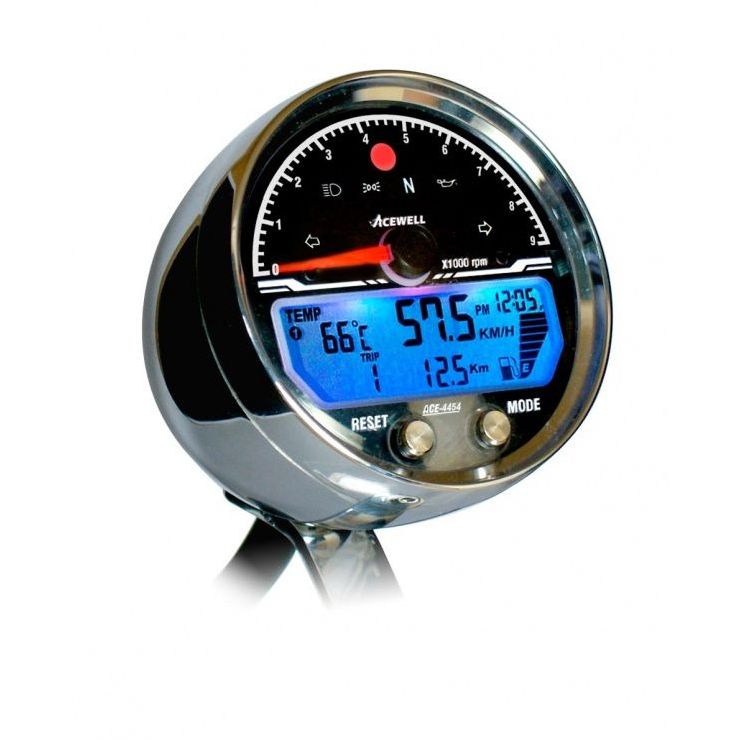 Acewell ACE-4454CP 9000RPM Speedometer - Moore Speed Racing
