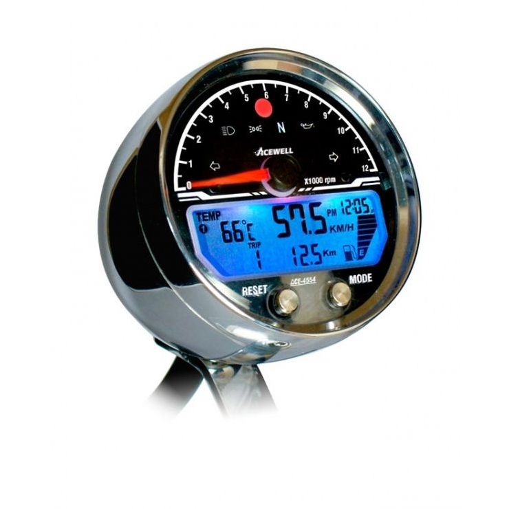 Acewell ACE-4554CP 12000RPM Speedometer - Moore Speed Racing