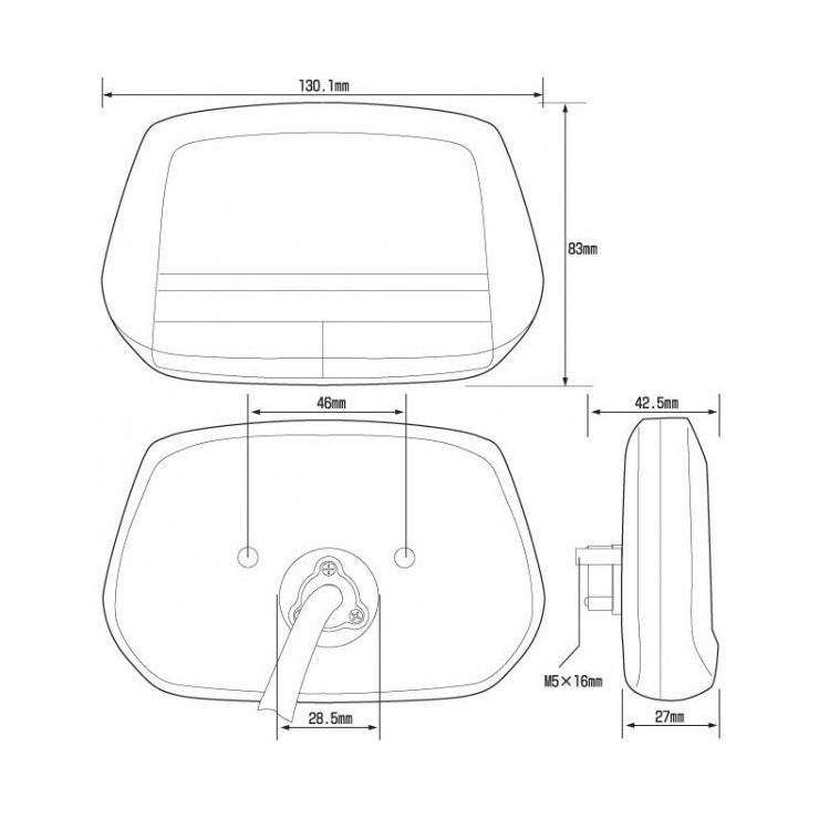 Acewell ACE-5856 Speedo Rev Gauge - Moore Speed Racing