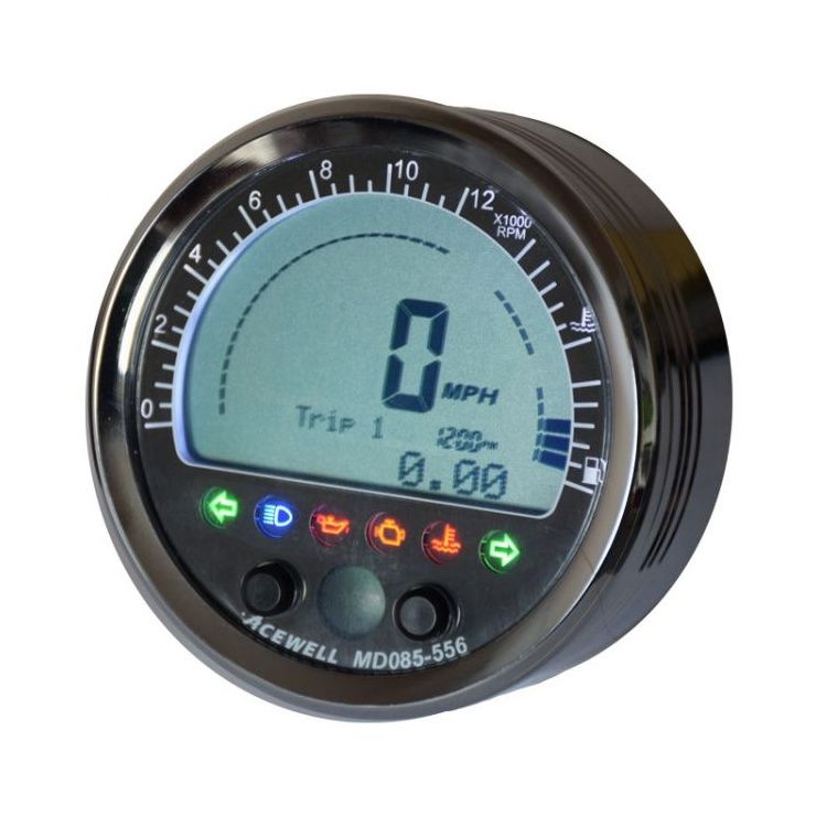 Acewell ACE-MD85-556 85mm Digital Speedometer - Moore Speed Racing