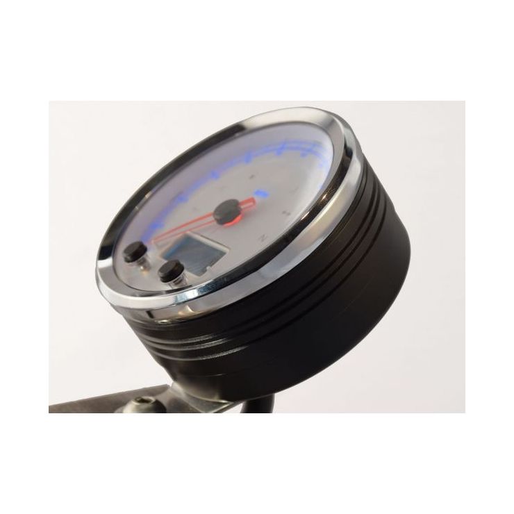 Acewell ACE-CA85 White Face 85mm Diameter Analogue Gauge with White ...