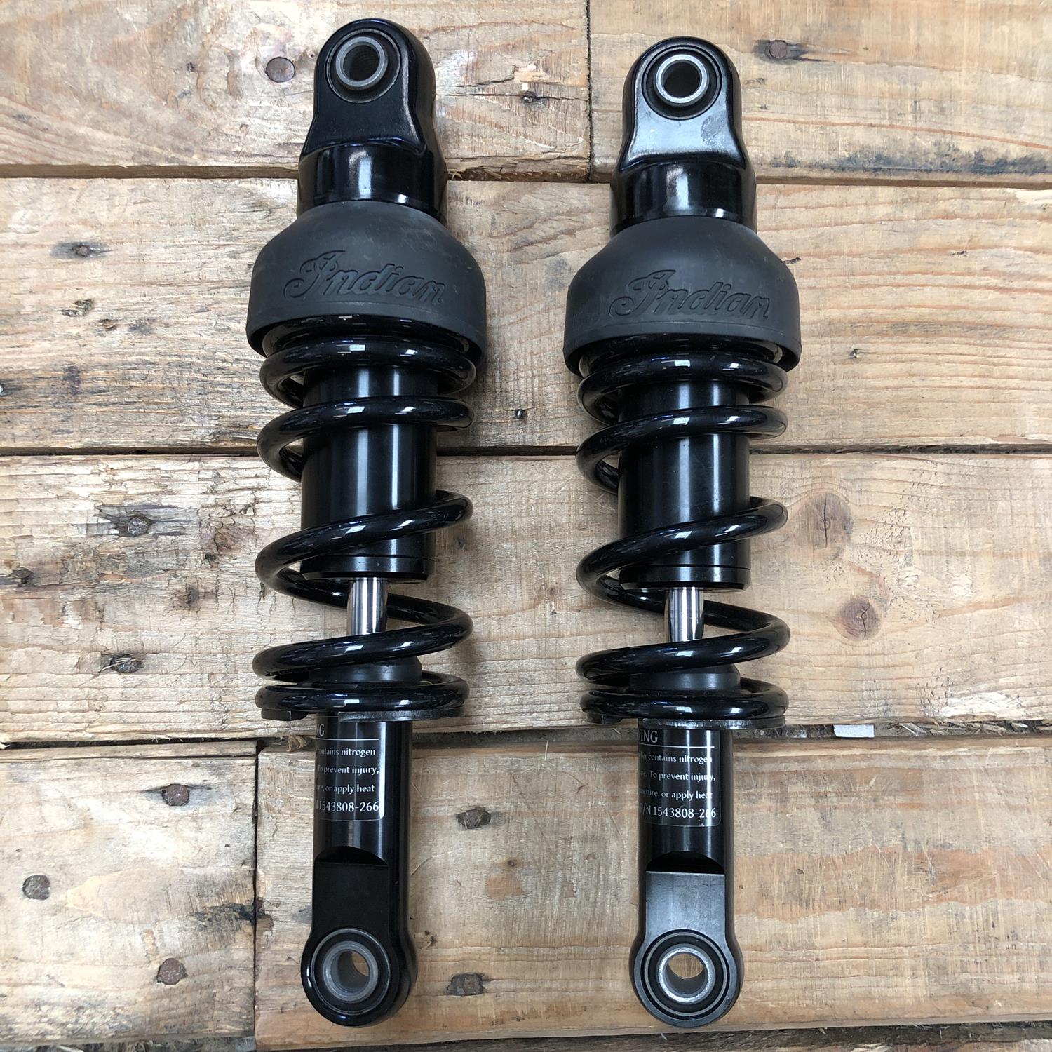 Indian Scout Bobber / Rogue rear shocks - pair - Moore Speed Racing