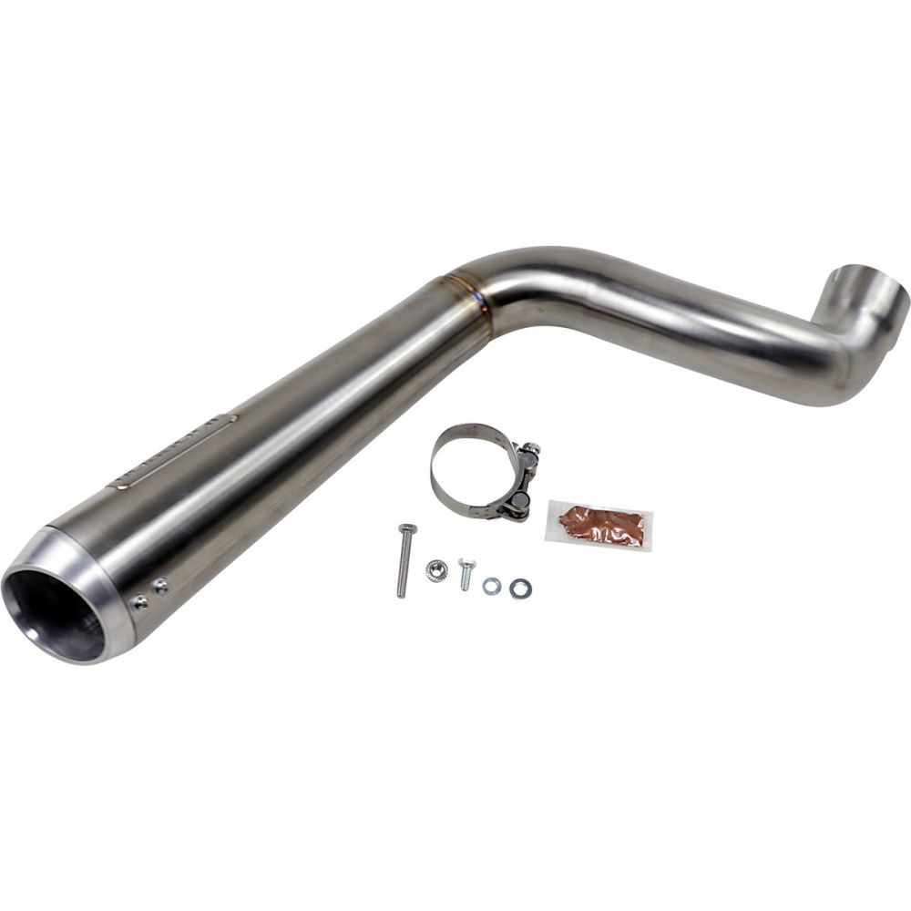 Bassani Short High Mount Megaphone Slip On Exhaust For Indian FTR1200 ...
