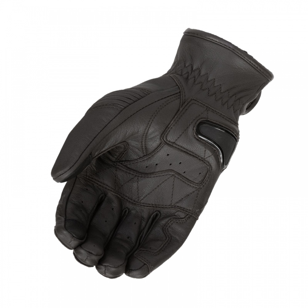 Merlin Finlay Black Leather Motorcycle Gloves - Moore Speed Racing