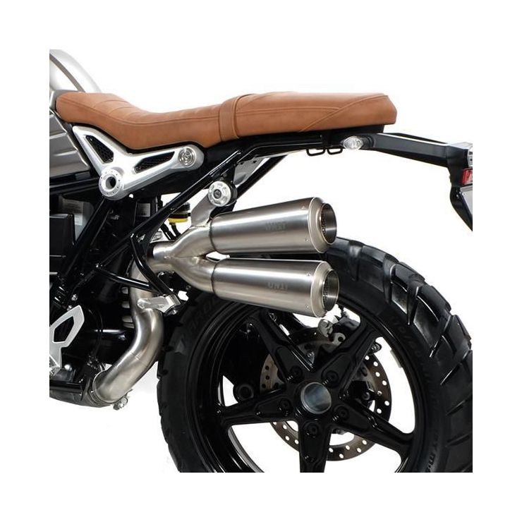 Unit Garage Double High Pipe for BMW R Nine T - Moore Speed Racing