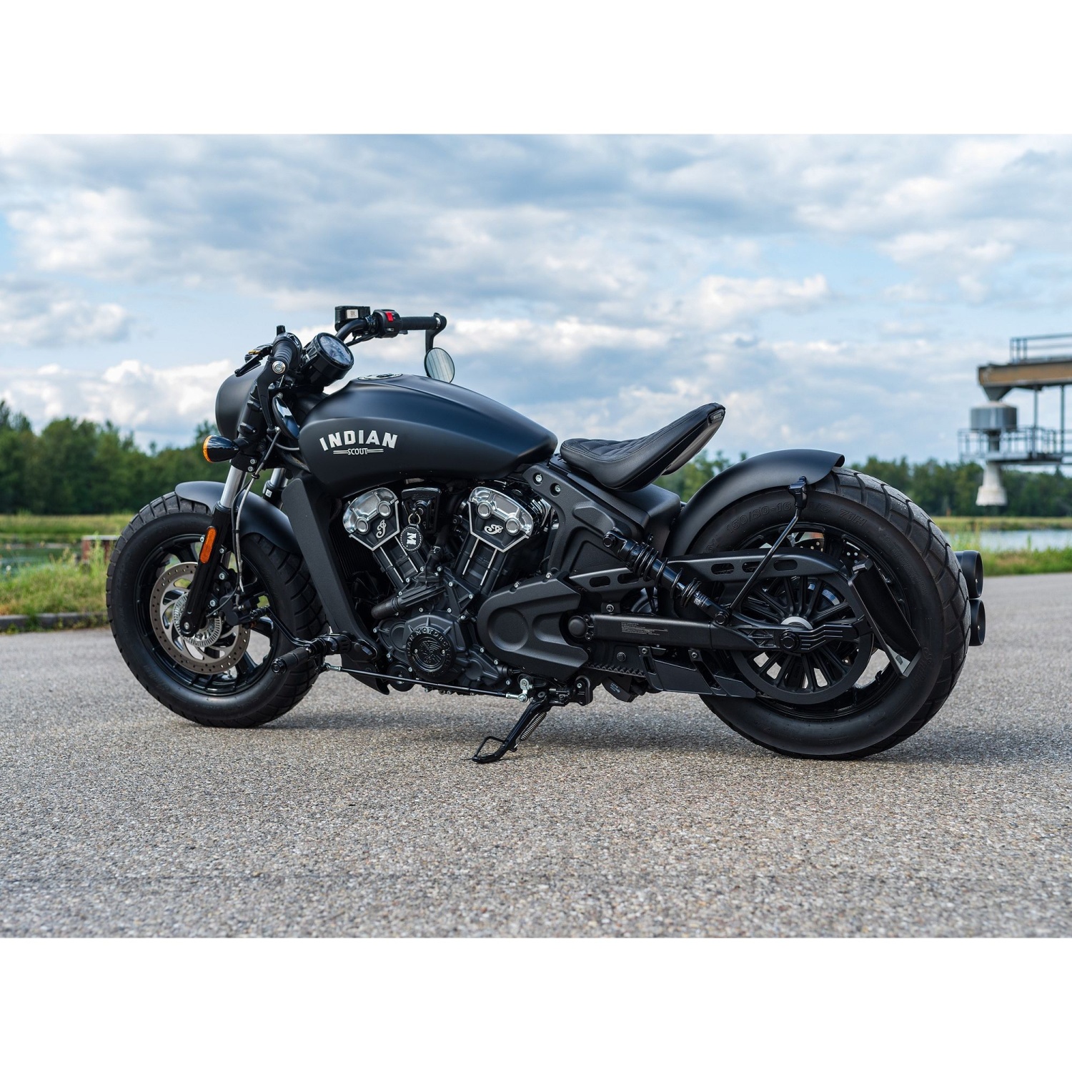 Wunderkind "Newchurch Three" Rear Fender Conversion Kit for Indian ...