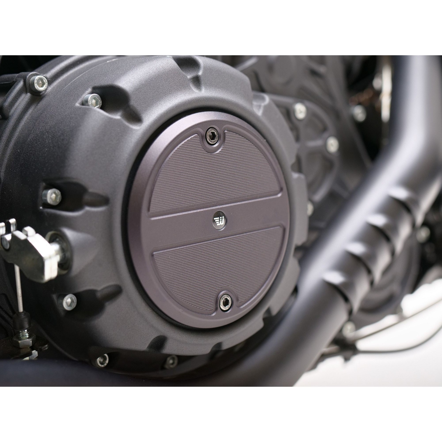 Wunderkind Clutch Cover INB1R For Indian Scout Bobber - Moore Speed Racing