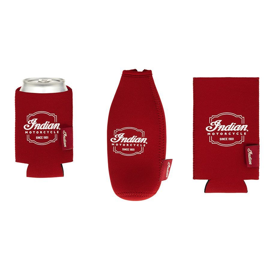 Indian Motorcycle Heritage Neoprene Drinks Koozies (set of 3) - Moore ...