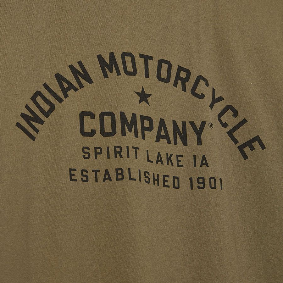 Indian Motorcycle men's Est. 1901 t-shirt - khaki - Moore Speed Racing