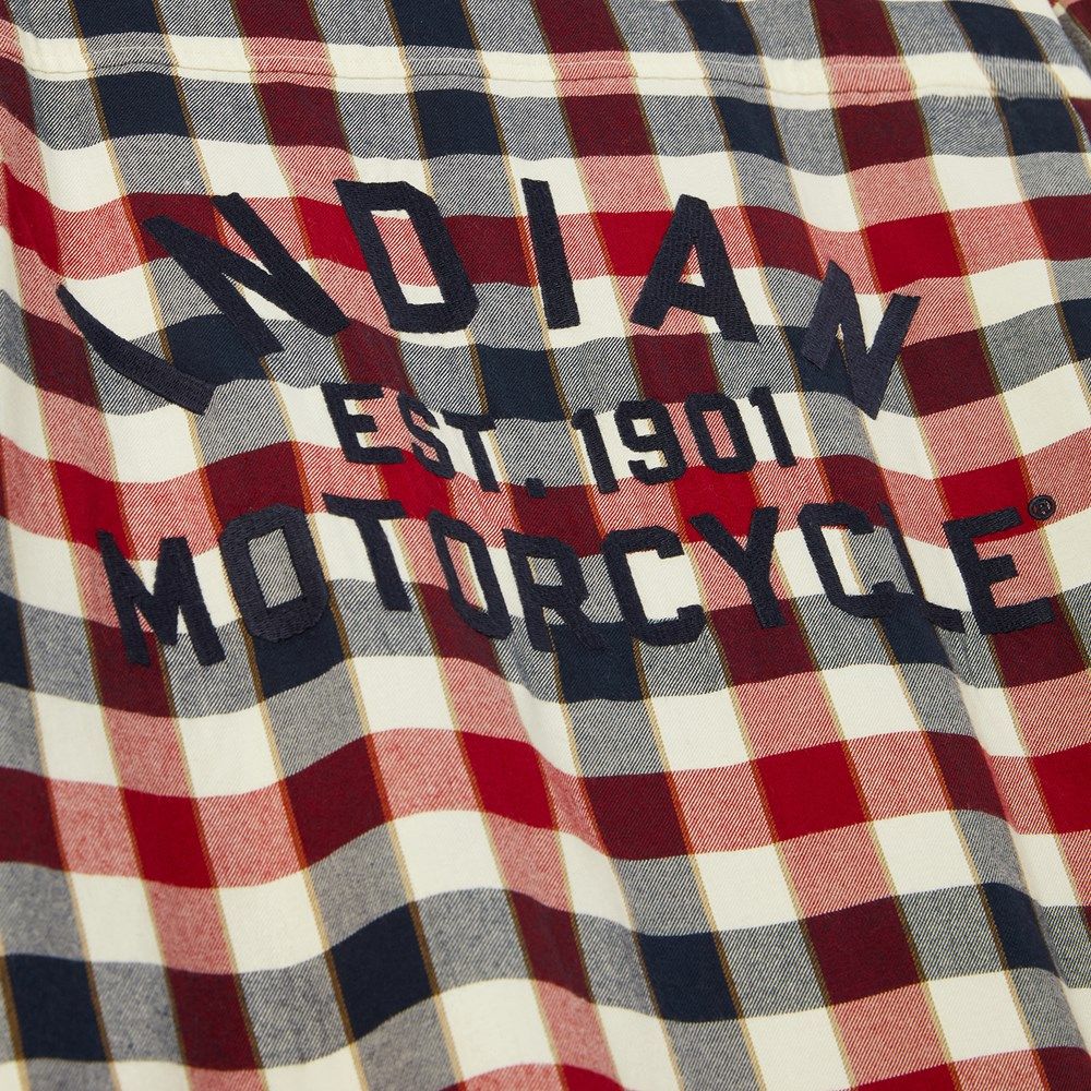 Indian Motorcycle Iowa Plaid Shirt - Red - Moore Speed Racing