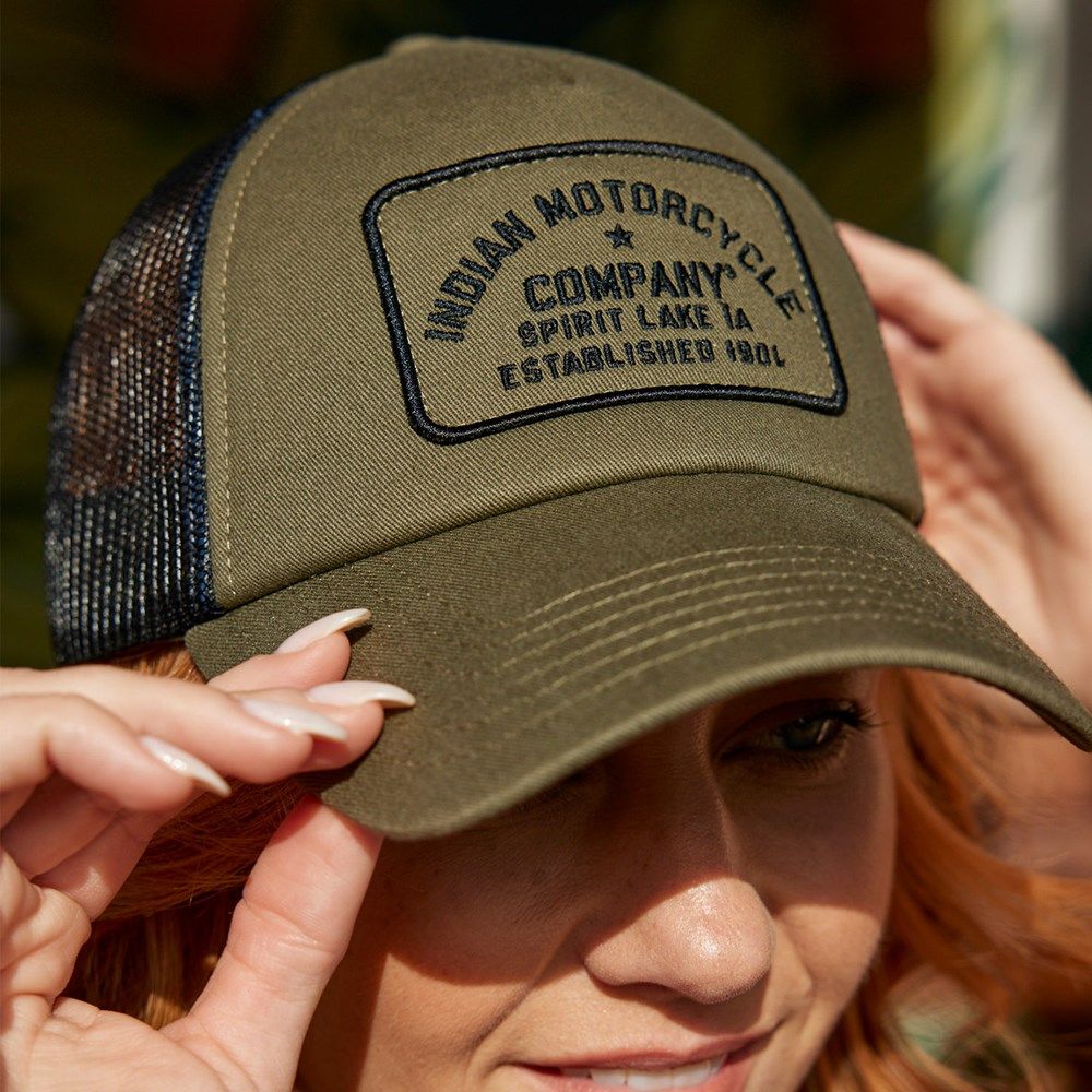 Indian Motorcycle Established 1901 Cap (khaki) - Moore Speed Racing