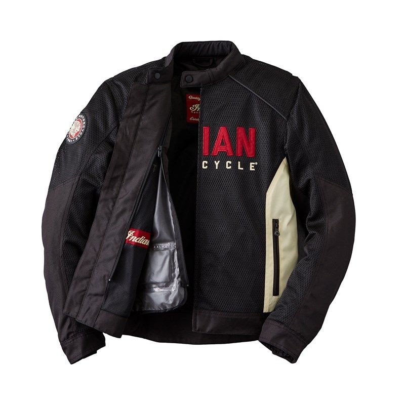 Indian Motorcycle Men's Mesh 2 Lightweight Riding Jacket - Moore Speed ...