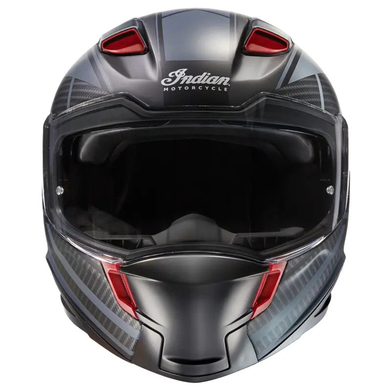 Indian Motorcycle Full Face Matte Sport Helmet-Black - Moore Speed Racing